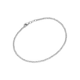 Heine Damen Kette, Silberfarben, Gr. ca. 45 cm lang, Kurze Ketten & Colliers