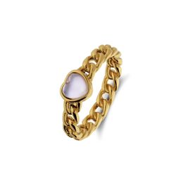 Lucardi Ring 'Herz' Damen Gr&ouml;&szlig;e 60 gold
