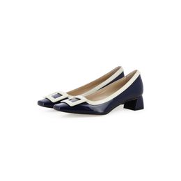 Evita Pumps 'SABRINA' female size 40 Night blue / Off white