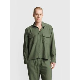 Giesto Button Up Shirt male size M Olive