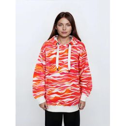 salzhaut Sweatshirt 'Vandaag' female size XL Orange / Pink / White
