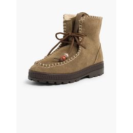Pisamonas Stiefel M&auml;dchen Gr&ouml;&szlig;e 23 khaki