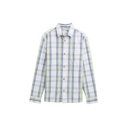 Tom Tailor Hemd Herren Gr&ouml;&szlig;e XXL marine / hellblau / hellgelb / wei&szlig;