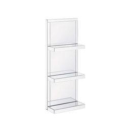 Beliani Ablageregal GAONA in Silber - (W) 41 x (H) 108 x (L) 20 cm | Gr.: onesize