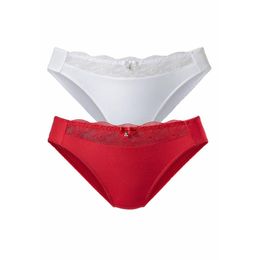 NUANCE by LASCANA Panty female size M Red / White