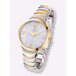 Heine Damen Damenuhr, Bunt, Armschmuck, Material: Edelstahl