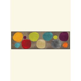 Salonloewe Fu&szlig;matte, Braun, Gr. 30x75 cm - rechteckig, Fu&szlig;matten, Material: Polyamid. R&uuml;ckseite: Gummi