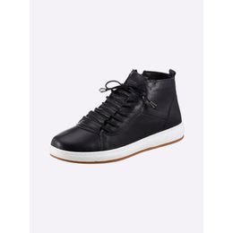 Andrea Conti Schn&uuml;rstiefelette, Blau, Gr. 37, Damen, Stiefeletten, Material: Rindsleder