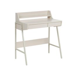 Beliani Schreibtisch BROXTON in Beige - (W) 77 x (H) 89 x (L) 46 cm | Gr.: onesize