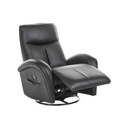 Beliani Fernsehsessel DANAE in Schwarz - (W) 90 x (H) 105 x (L) 90 cm | Gr.: onesize
