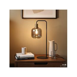 home24 Tischleuchte MOME Typ A in Grau / Schwarz | Gr.: onesize
