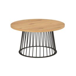 home24 Furnierter Couchtisch Yanawa in Eiche | Gr.: onesize