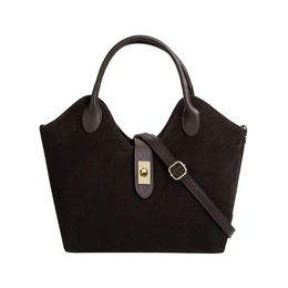 Forty degrees Shopper BELTRAVA - M echt Leder in dunkelbraun | Gr.: onesize