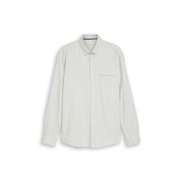 Tom Tailor Button Up Shirt male size M Green / natural white
