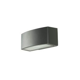 Licht-Erlebnisse Au&szlig;en Wandlampe (B)22 x (H)8.7 cm in Anthrazit | Gr.: onesize