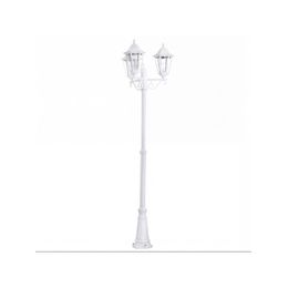 Licht-Erlebnisse Wegeleuchte (B)56 x (L)56 x (H)220 cm in Wei&szlig; Klar | Gr.: onesize