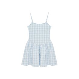 KOTON Kleid Damen Gr&ouml;&szlig;e 38 hellblau / wei&szlig;