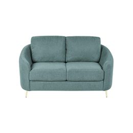 Beliani 2-Sitzer Sofa TROSA in Gr&uuml;n/Gold - (W) 153 x (H) 88 x (L) 86 cm | Gr.: onesize