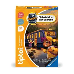 Ravensburger Lernspiel Team SMART ermittelt: Diebstahl im Tier-Express in bunt | Gr.: onesize