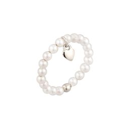 Elli Ring 'Heart' Damen Gr&ouml;&szlig;e 58 silber