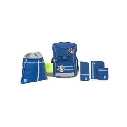 L&auml;ssig L&auml;ssig Schulranzen Set 7-teilig, Slim Unique dark blue | Gr.: onesize