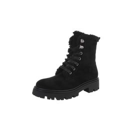 Ital-Design Lace-Up Ankle Boots female size 41 Black