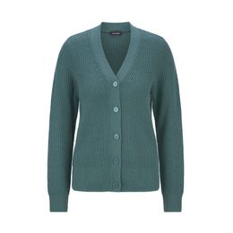 GOLDNER Strickjacke Damen Gr&ouml;&szlig;e 5XL gr&uuml;n