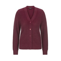 GOLDNER Strickjacke Damen Gr&ouml;&szlig;e 7XL bordeaux