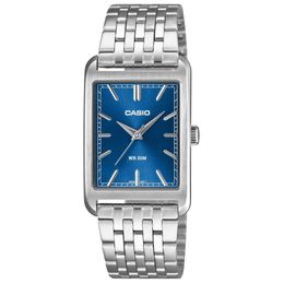 Casio R Uhr in Unisexgr&ouml;&szlig;e Quarz Edelstahl/Blau | Gr.: onesize