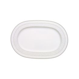 Villeroy & Boch Villeroy & Boch Platte oval Gray Pearl 35 x 24 cm wei&szlig; in wei&szlig; | Gr.: onesize