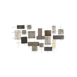 Beliani Wandobjekt ASTATINE in Gold/Silber - (W) 90 x (H) 50 x (L) 3 cm Vertikal | Gr.: onesize