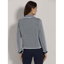 Madeleine Mode MADELEINE Between-Season Jacket female size XS marine blue / White