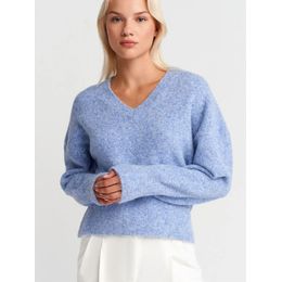 Dilvin Pullover 'Pullover' Damen Gr&ouml;&szlig;e S/L blau