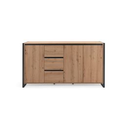 CALICOSY Sideboard DENVER in Eichenholz - (W)160 x (H)88 x (L)40 cm | Gr.: onesize