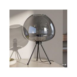home24 Tischleuchte ARA in Grau / Schwarz | Gr.: onesize