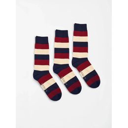 SANVT Socken 'The Crew Socks (3 Pack)' Herren Gr&ouml;&szlig;e 39/42 dunkelrot