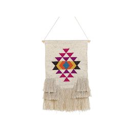 Beliani Wandbehang VEHARI in Beige/Bunt - (W) 51 x (H) 104 x (L) 1 cm Vertikal | Gr.: onesize