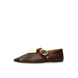 Sacha London SACHA Ballerina Damen Gr&ouml;&szlig;e 38 braun / gold Sommerschuhe