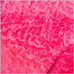 buttinette Pl&uuml;schstoff, pink