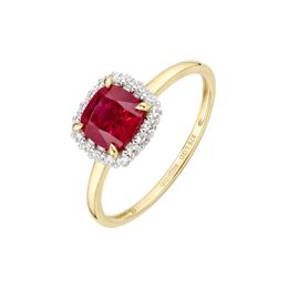 Diamant Leternel Ring Damen Gr&ouml;&szlig;e 53 gold