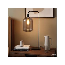 home24 Tischleuchte MOME Typ B in Grau / Schwarz | Gr.: onesize