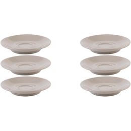APS Untertasse &raquo;6er Set Espressountertasse -SNUG-&laquo; Teller Set, hochwertig verarbeitetes Material grau Porzellan 11,5cm