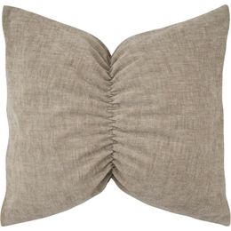 Pad Dekokissen &raquo;SQUEEZE&laquo; Mittig geraffte Optik &ndash; eine Struktur, die begeistert Polyester B/L: 45cm x 45cm, 1 Stk.