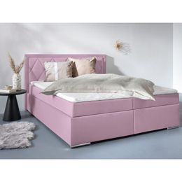 Home Affaire Boxbett &raquo;ALFIE, Polsterbett wahlweise mit Bettkasten, Samtvelours-Bezug&laquo; mit Bonnell-oder Taschenfederkernmatratze H2,H3, H4, 120/140/