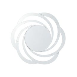 Beliani Wandspiegel TREBAN in Silber - (W) 70 x (H) 70 x (L) 2 cm | Gr.: onesize