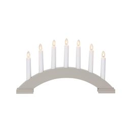 STAR TRADING Lichterbogen ,Bea' aus Holz, 7-flammig, E10 Leuchtmittel, strombetrieb | Gr.: onesize