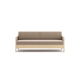 HESTB&AElig;K Schlafsofa &raquo; 168 3-Sitzer, Bettfunktion, Breite 208cm, Komfortsitzh&ouml;he 47cm&laquo; Umklappbar, Querschl&auml;fer, sehr komfortabel, Stauraum beige 100% 