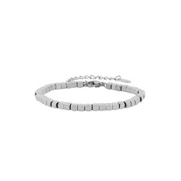 Akzent Armband 'Cube, langlebig' Damen Gr&ouml;&szlig;e 15 cm silber