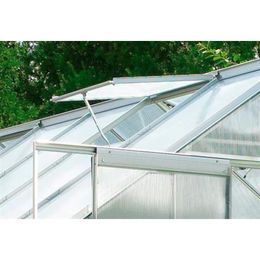 Vitavia Gew&auml;chshaus-Fenster&ouml;ffner &raquo;Thermovent&laquo; f&uuml;r Gew&auml;chsh&auml;user, stromlos, silberfarben silber Stahl Einheitsgr&ouml;&szlig;e