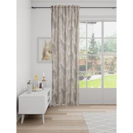 HOMING Vorhang &raquo;Lacira&laquo; verdeckte Schlaufen 1 Stk. tlg. Fertigschal gr&uuml;n Polyester 245cm, verdeckte Schlaufen, 140cm